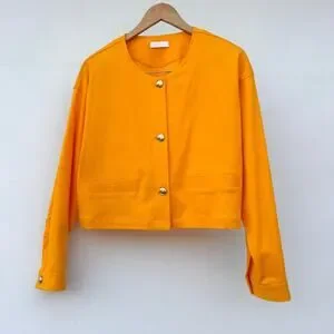 Sablyn | Jackets & Coats | Sablyn Ciro Twill Lady Jacket Button Blazer ...